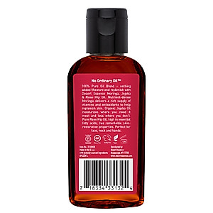 Desert Essence Moringa, Jojoba & Rose Hip Oil Refreshing & Rejuvenating Skin Restoration - Nutrient-Rich Vitamin Blend For Face, Neck, Body & Hands - Vegan, Non-GMO, Gluten-Free, Cruelty-Free - 2oz