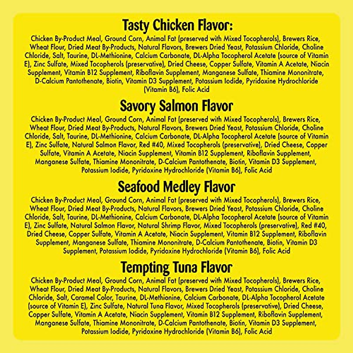 TEMPTATIONS Classic Crunchy and Soft Cat Treats Mega Pack, (5) 6.3 oz. Pouches