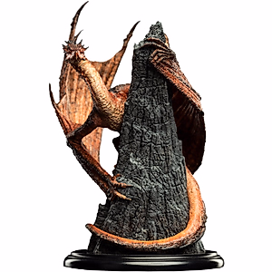 Weta Workshop The Hobbit Trilogy: Smaug The Magnificent Polystone Mini Statue, Multicolor