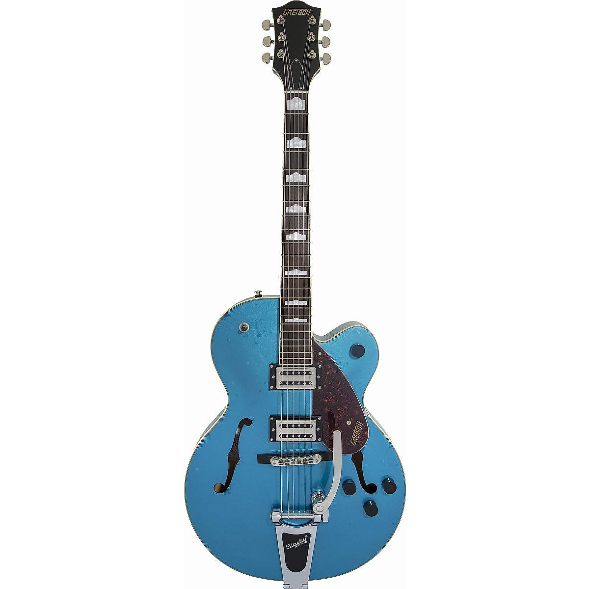 Gretsch G2420T Streamliner Hollow Body Riviera Blue w/Bigsby & Broad'Tron Pickups