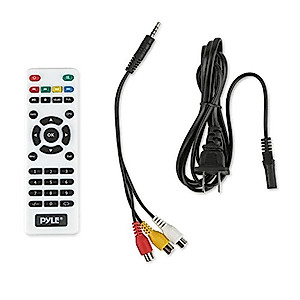 Pyle Video Projector 1080p Full HD Digital Multimedia Mini Home Theater Cinema - Compact, Portable with Remote, LCD Led Lamp Display Screen, HDMI & USB Inputs for TV, Laptop, PC & Computer - (PRJG95)