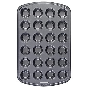 Good Cook 04029 Mini Non-Stick Muffin Pan, Steel, 1-7/8 in Dia x 14.6 in L x 9.3 in W x 6.8 in H