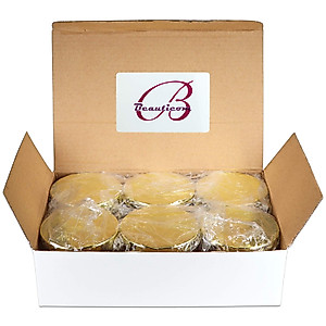 Beauticom 120g/120ml (4 Fl Oz) Thick Double Wall Leak-Proof Round Clear Plastic Jars with Flat Top Lids for Creams, Lotions, Powders, Glitters, Charms, and more… (Color: Gold Lid, Quantity: 12 Pieces)