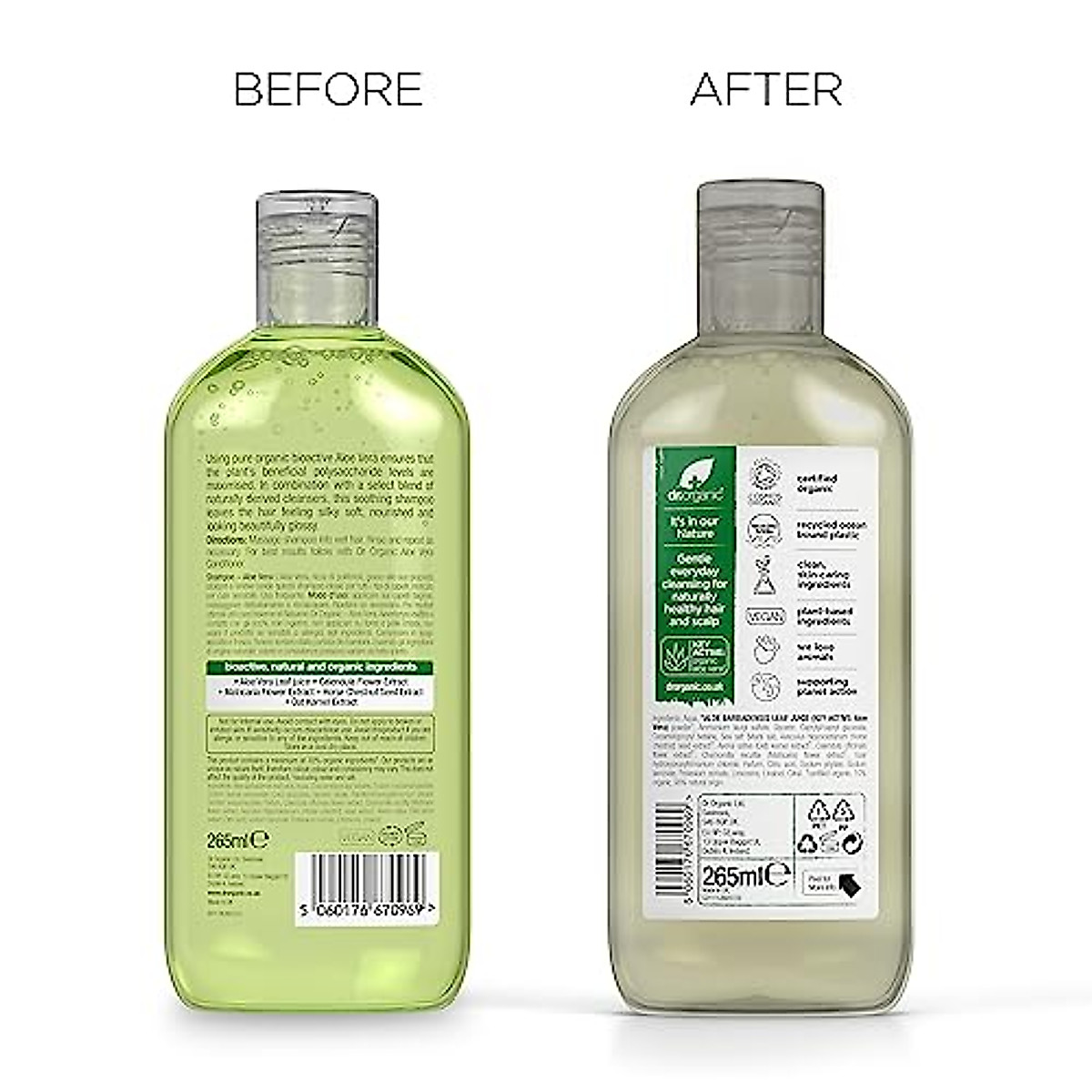 Organic Doctor Aloe Vera, Shampoo, 9 Fluid Ounce