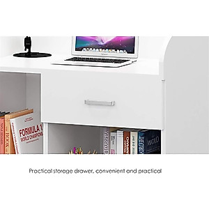 Podium Solid Wood Lecterns Large Podium Stand with Storage Pulpits Church Office Conference School Floor Standing Lecterns