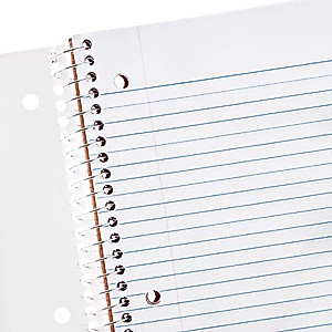 Pen + Gear 1-Subject Spiral Notebook, College Ruled 70 Pages - Pack of 5