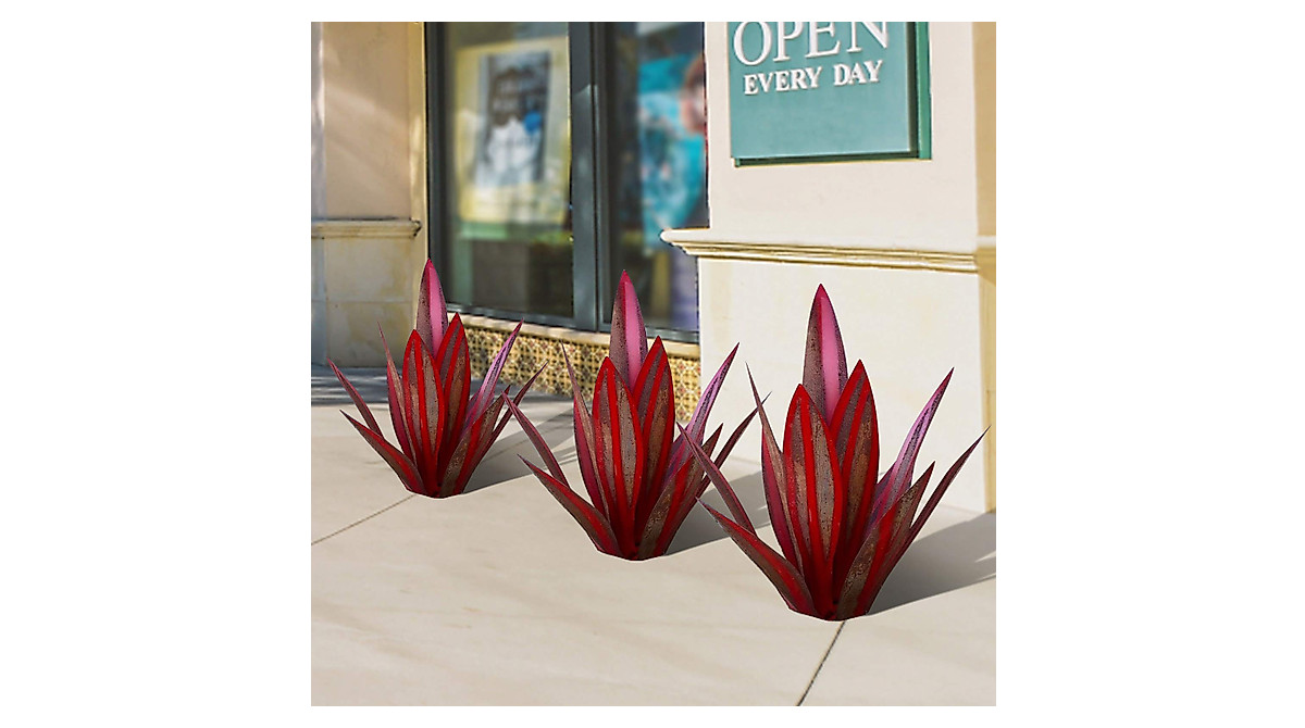DIY Metal Agave Sculpture - Rustic Snake Plant Garden Decor