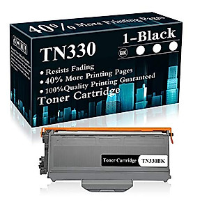 1 Black TN330 Toner Cartridge Replacement for Brother DCP-7030 7040 7045N HL-2120 2150 2150N 2170 2170W MFC-7040 7320 7345N 7440 7440N 7840 7840W Printer,Sold by TopInk