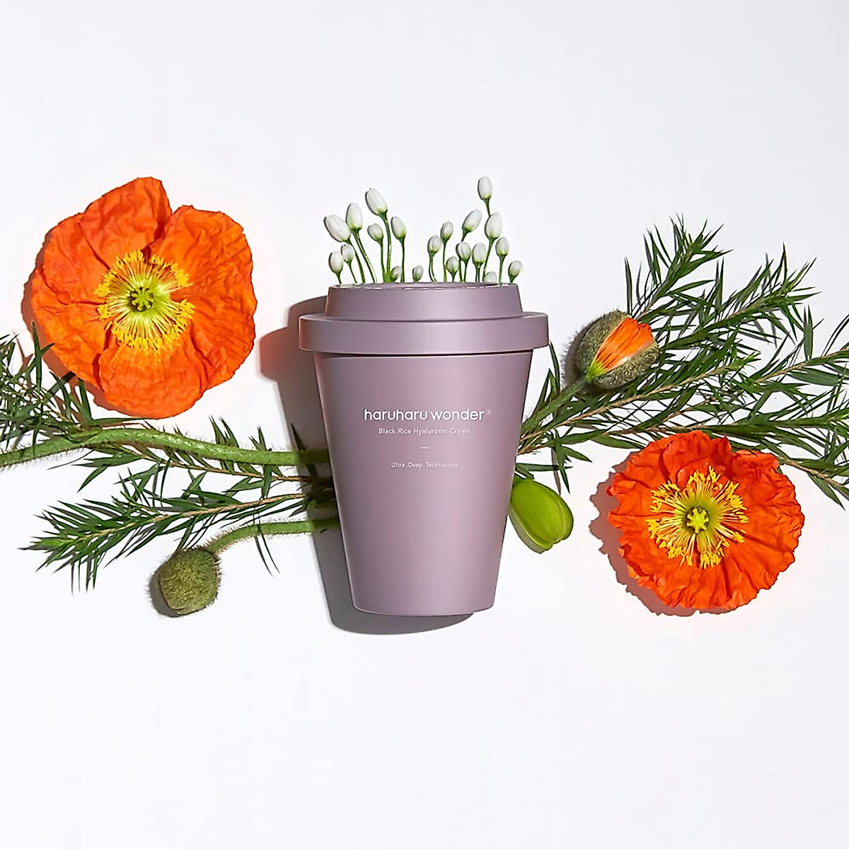 Haruharu Wonder Black Rice Hyaluronic Cream 3.2 fl. oz / 90ml | Fermented Facial Moisturizer, Facial Cream | Vegan, Cruelty Free, EWG-Green