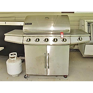 Grill Replacement Parts for Charmglow 720-0234 720-0289, Nexgrill 720-0033 720-0234 720-0289, Kirkland 720-0025 Gas Grills, Heat Plate Flame Tamer, Burner Tube Replacement for Charmglow 5 Burner Grill