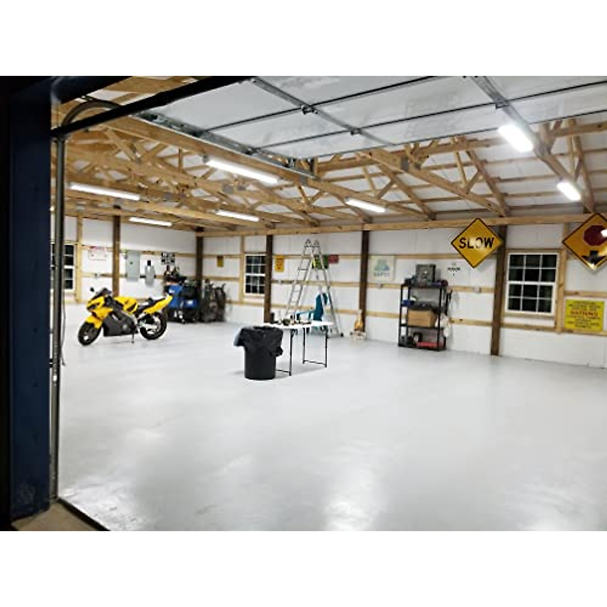 PrimeLights 4 Foot 8550 Lumens 66 Watt LED Shoplight Room Work Garage Light Fixture New