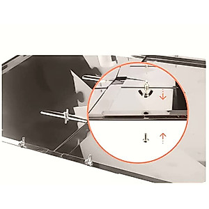 Outdoor Bazaar (27-30 inches Replacement Grease Tray for BBQ Grills from Nexgrill, Dyna Glo, Kenmore, Backyard Grill, BHG, Uniflame and Others, Universal Drip Tray with Catch Pan