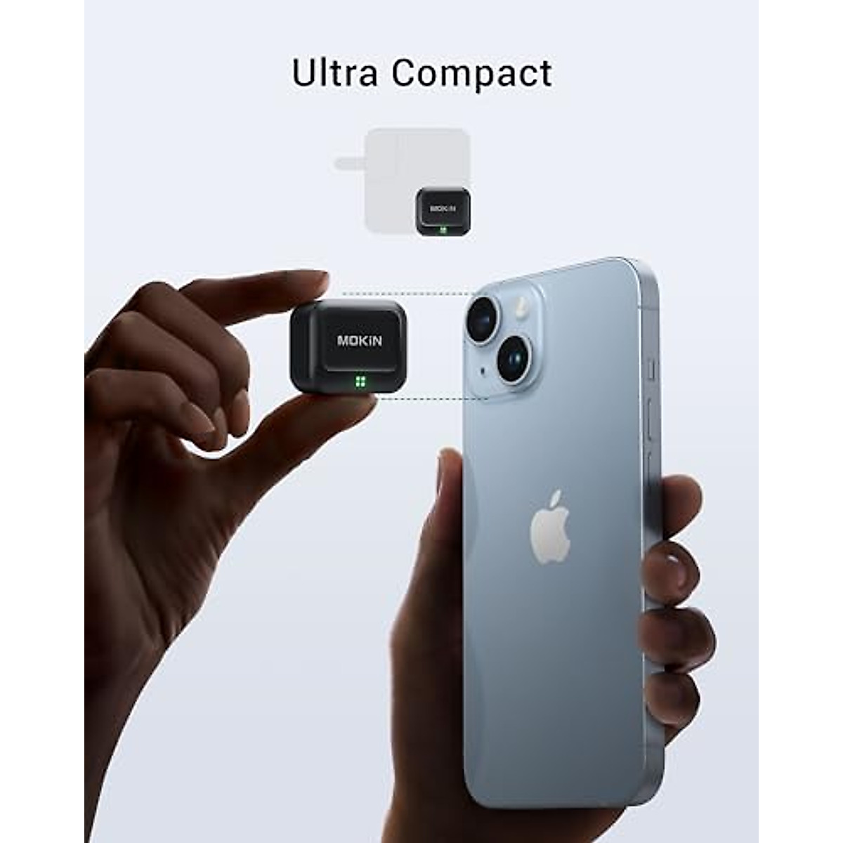 20W USB C Charger Block, 2-Pack MOKiN GaN+ Fast Charging with Foldable Plug, PD 3.0 Type C Power Delivery Charging Block for iPhone 15/15 Pro/15 Plus/15 Pro Max, Galaxy S22, Pixel 8, iPad Pro.