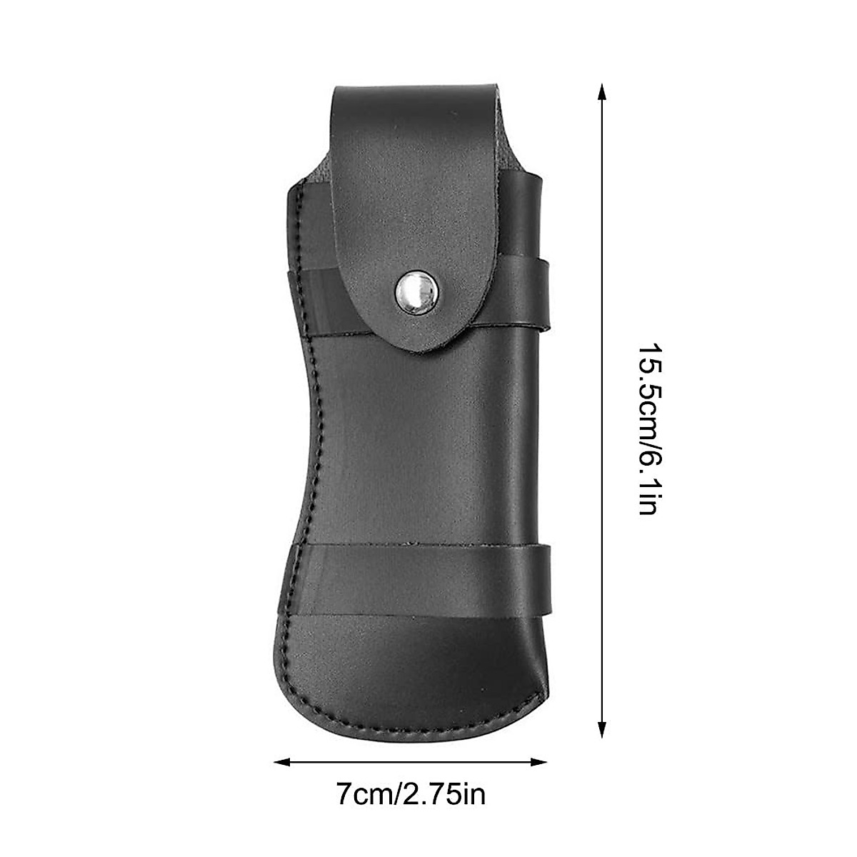 DONGKER 5" Knife Sheath,PU Leather Pocket Knife Pouch for 5" Folding Knife Hunting Camping