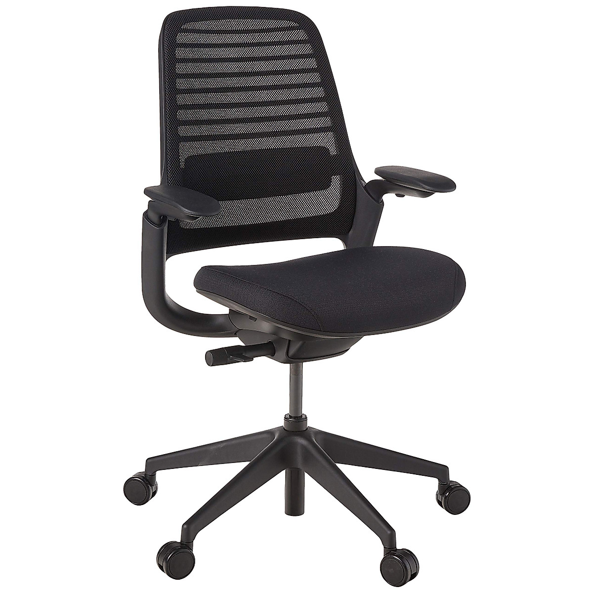 Steelcase Series 1 Office Chair, Carpet Casters, Black