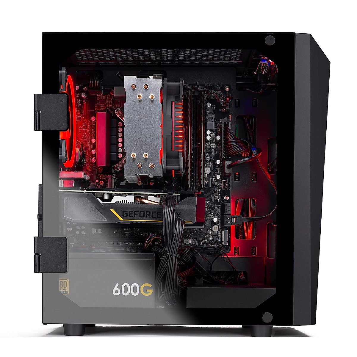 Skytech Blaze II Gaming PC Desktop – Intel Core i3 10105F 3.7 GHz, GTX 1650, 500GB SSD, 16G DDR4 & Acer 21.5 Inch Full HD (1920 x 1080) IPS Ultra-Thin Zero Frame Computer Monitor (HDMI & VGA Port)