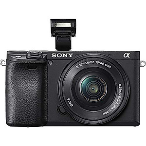 Sony Alpha a6400 Mirrorless Digital Camera w/ 16-50mm Lens (Black) and Striker Deluxe Bundle