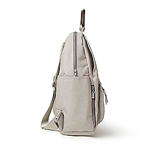 Baggallini Womens With Rfid Phone Wristlet All Day Backpack, Sand Heritage, One Size US