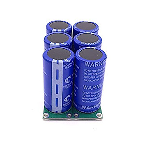 caralin 6Pieces 2.7V 120F Super Farad Capacitor Double Row with Protection Board 16V 20F