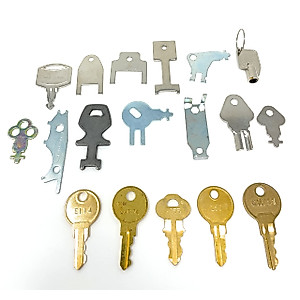 METAL MAGERY Master Dispenser Key Ring Set - 27 Most Popular Paper Towel and Toilet Paper Keys