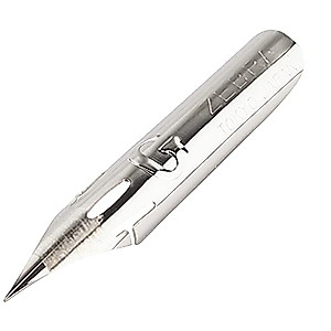 Zebra Comic G Model Chrome Pen Nib, 10 Nibs (1 Pack) (PG-6B-C-K)