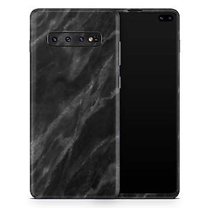 DesignSkinz Black Marble Surface Protective Vinyl Decal Wrap Skin Cover Compatible with The Samsung Galaxy S20 (Screen Trim & Back Glass Skin)