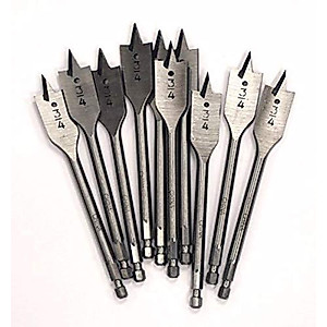 "MK Morse WSB750 Spade Drill Bit 3/4" - 10 Pack", multicolor, one size