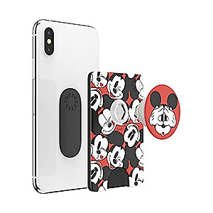 PopSockets Phone Wallet with Expanding Phone Grip, Phone Card Holder, Disney PopWallet - Pattern