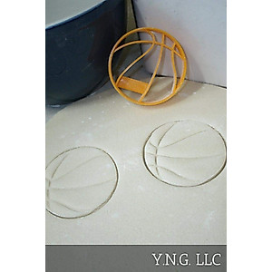 BASKETBALLS OR BOWS GENDER REVEAL BABY SHOWER SET OF 3 COOKIE CUTTERS MADE IN USA PR1197