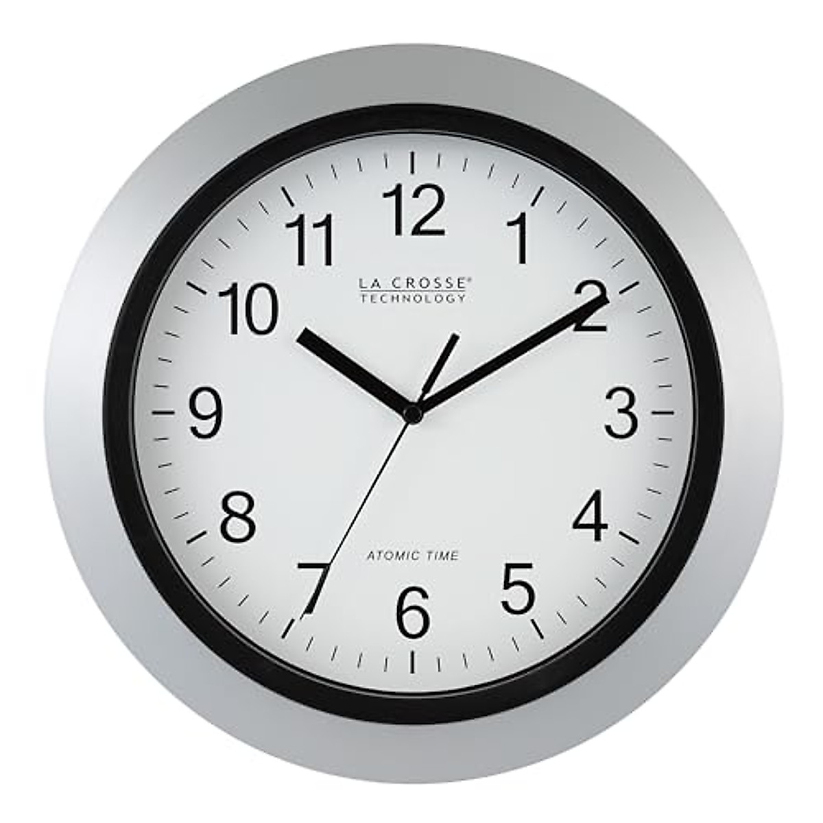 La Crosse Technology WT-3129S 12 Inch Atomic Analog Wall Clock