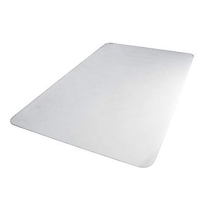 Amazon Basics Polycarbonate Office Chair ‎Rectangular Mat for Low to Medium Pile Carpet, 35 x 47-Inch, Clear