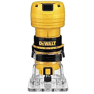 DEWALT DWE6000 4.5-Amp Single Speed 1/4-Inch Laminate Trimmer, Router