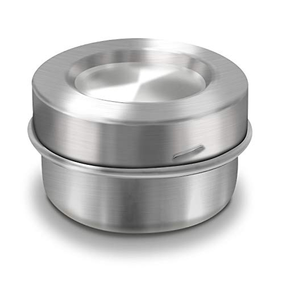 LEADUP 18/8 Stainless Steel Leakproof Dips Condiment Containers(1.5 oz),Set of 3,Salad Dressing/Sauces/Snacks Food Storage Containers for Lunch Box Picnic Travel Durable Eco Friendly Reusable