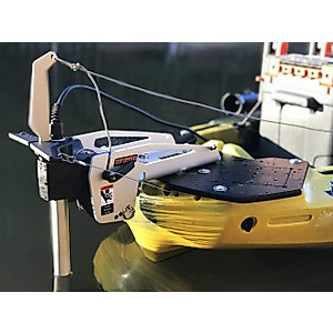 Wilderness Systems Kayak Stern Mounting Plate Gen 2 | Fits ATAK 120 Kayaks | Torqueedo Motor Mount | Kayak Power Pole Mount | Kayak Accessory Mount, One Size, Black (8070229)