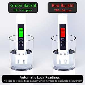 Attom Tech Water Quality Tester Kit, 3-in-1 TDS Meter, EC,Temperature Meter with LCD Back Light, 0-9999 ppm, ± 2% Accuracy Water Test Meter for Drinking Water, Aquariums, Hydroponics, Ro System, Pool