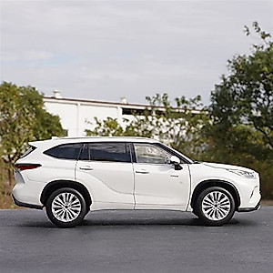 Models Vehicle Replica Car 1 18 Fit for Toyota Highlander 2021 SUV Simulation Scale Car Model Steel Diecast Toy Vehicle Collect Souvenir Collectible Gift 2023 2024