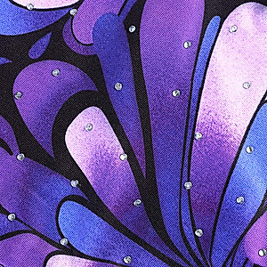 HOZIY Purple Gymnastics Leotards for Girls Sparkly Size 7-8 Years Old Biketards