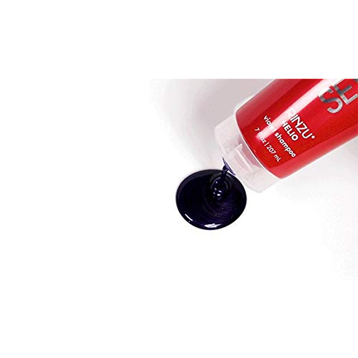 SEVEN Hair Care Rinzu Helio Violet Shampoo for Women & Men with Green Tea & Amino Acid, Purple Shampoo for Blonde Hair & Brassiness, Sulfate + Paraben Free, Cruelty Free, Made in USA, 7 oz