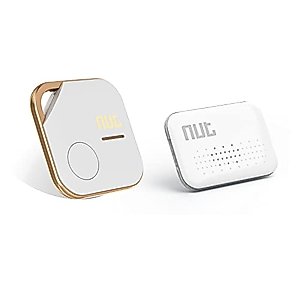 Nutale Key Finder, Bluetooth Tracker Item Locator with Key Chain for Keys Pet Wallets or Backpacks and Tablets, Batteries Include 2Pack (NutPro & Mini