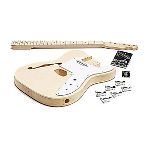 Solo TCK-100 DIY Semi Hollow Electric Guitar Kit With Maple Top