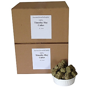 FarmerDavePetSupply 30 lb, Timothy HAY Mini Cubes for Pets