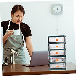 Holibanna 1 pc Box Case Inch X Makeup Clo Organiser Pp Shelf Care Dorm Counter Drawer Small Multi- Space Stands Drawers Stationary Sundries Multifunction with Unit Stationery Saving