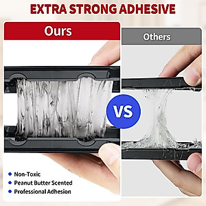 LULUCATCH Mouse & Insect Glue Traps, 12 Pack Adhesive Glue Traps, Pre-Baited Glue Boards Non-Toxic Bulk Mouse Traps Indoor for Mole, Cockroach, Flea, Insects, Rodent, Bug, Pet Safe for House & Garage