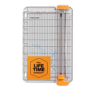 Fiskars 9 Inch SureCut Paper Trimmer (154460-1007),Silver
