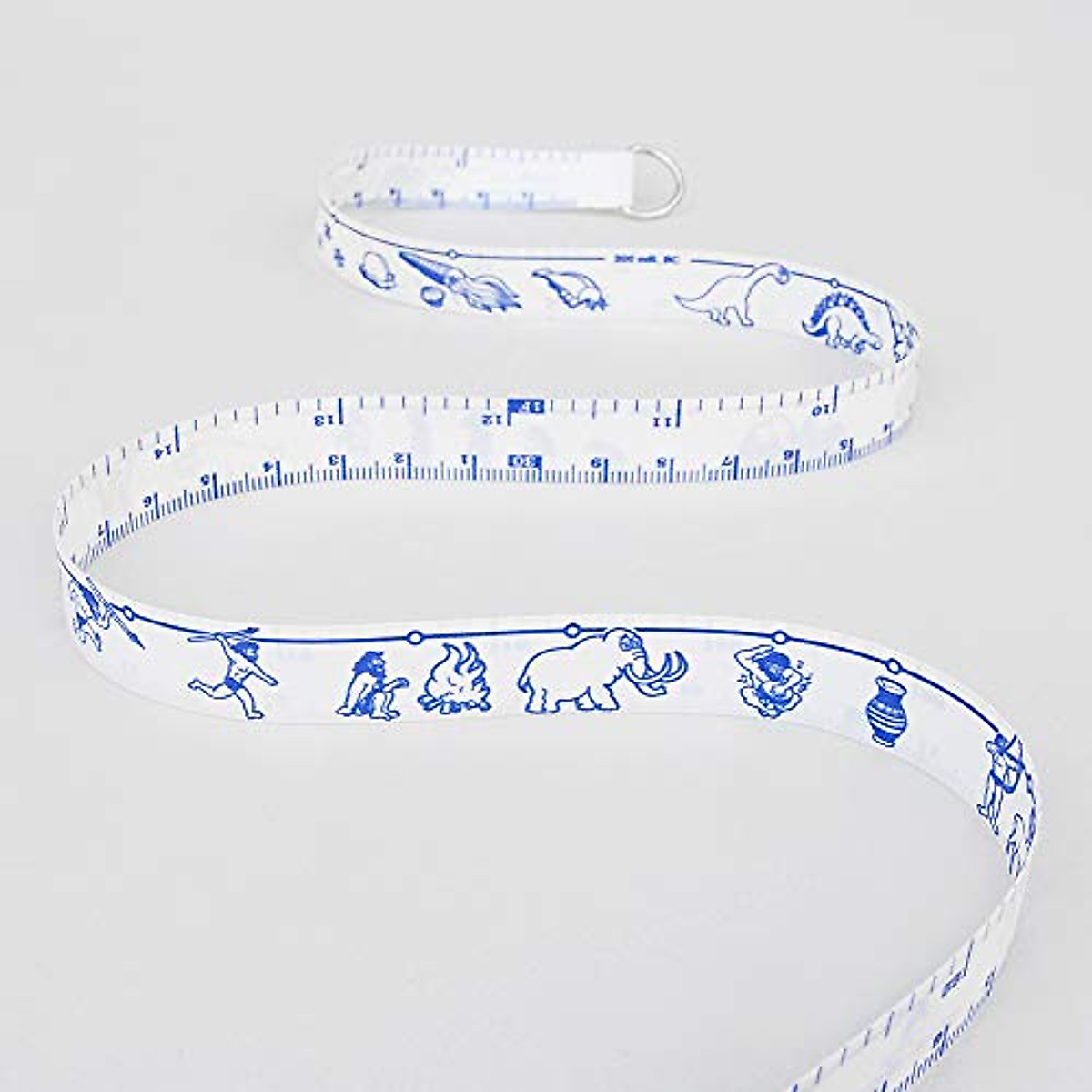 Suck UK World History Measuring Tape | Soft Tape Measure with Historical Facts | Double Sided & Auto Locking