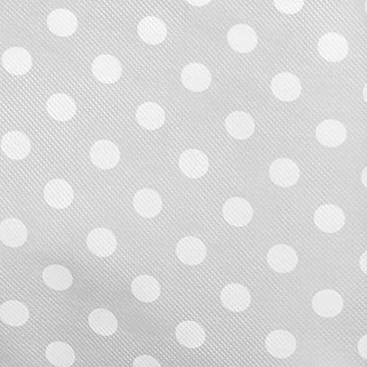 mDesign Soft Fabric Dresser Drawer and Closet Storage Organizer for Child/Kids Room and Nursery - Large 16 Section Organizer - Polka Dot Print - Light Gray/White