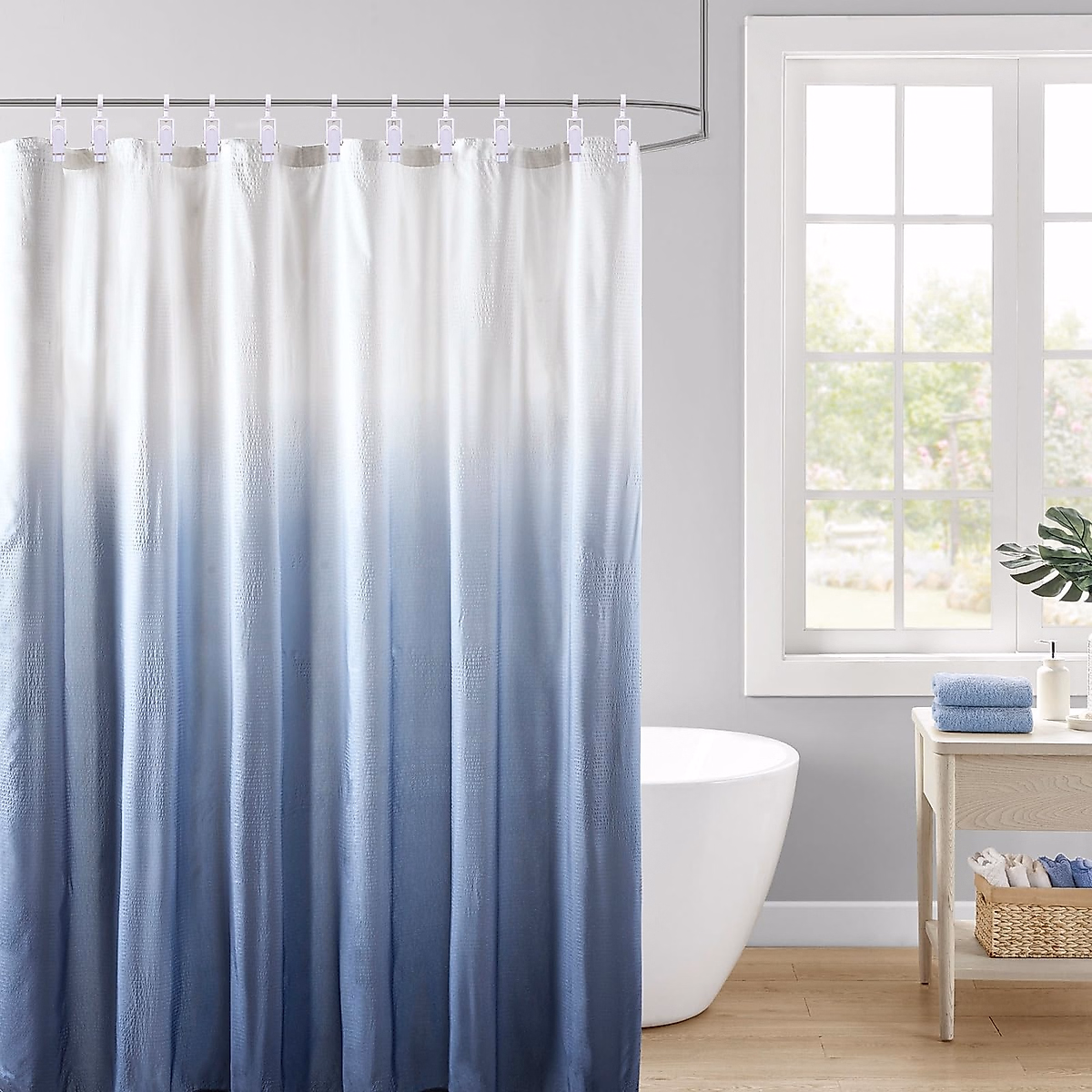 12 Pcs Super Strong Plastic Swivel Hanging Hooks, Curtain Clips, Clothes Pins, Beach Towel Clips, Home Swivel Laundry Clips for Hats, Pants, Towels, Socks, Pants (White)