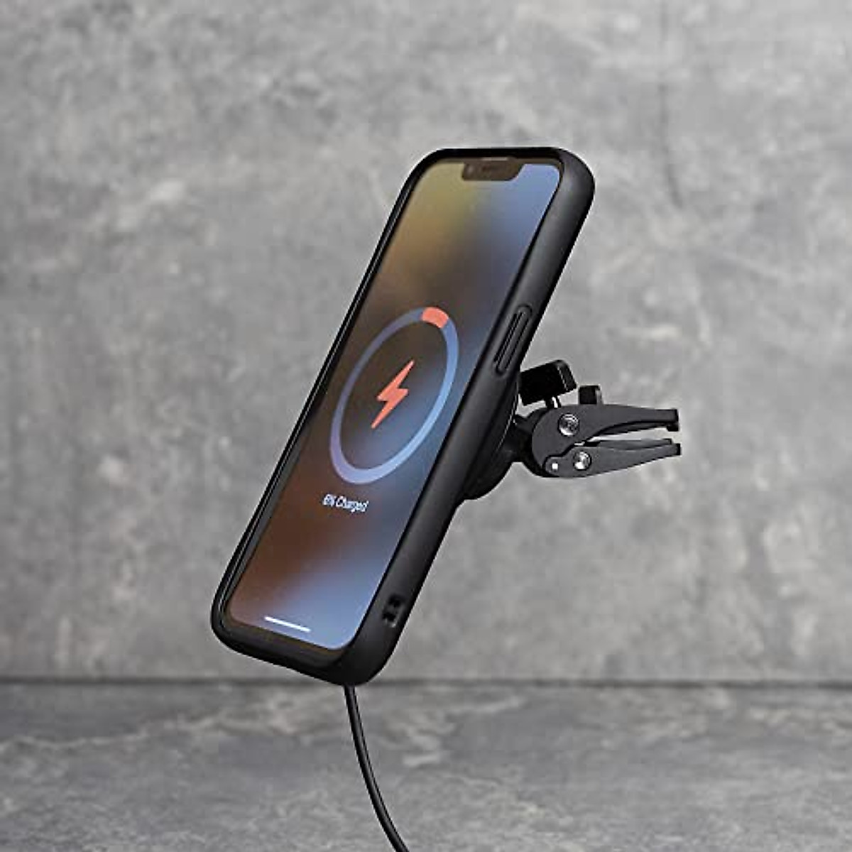 Mous - MagSafe Compatible Wireless Charging Car Vent Mount - MagSafe Compatible Car Holder and Charger