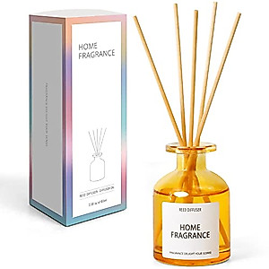 Reed Diffuser, Reed Diffuser Oil, Oil Diffuser with 6 Reed Sticks, Reed Diffuser Set, Scent Diffuser, Diffuser Oil, Home Fragrance Products Lemon soda 3.4oz