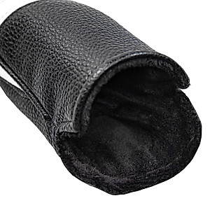 ProActive Sports | Vintage Golf Club Head Covers | for Drivers, Fairway Woods, and Hybrids | Classy Headcovers That Fit Most Clubs | Classic Leather Look | 4-Pack Combo 1, 3, 5, X | Black/White